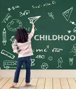 Timetech 200 cm Wall Stickers Green board Extra Large Kids Study School ...