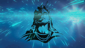 Online Collection 30.48 cm shiv ji Sticker Poster, God Shiva Poster ...