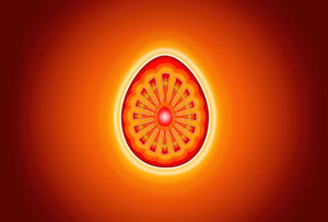 ShubhFly 47 cm Supreme Soul Shiv Baba Om Shanti Point of Light Sticker ...