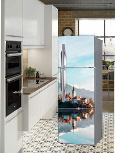 Extra Large Double Door Fridge Sticker Peel & Stick, Removable, Easy to ...