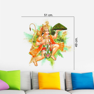 sr enterprises 49 cm hanuman ji wall stickergod _bhagwan ji wall ...