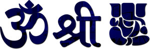 wall1ders 100 cm Om Shree Ganesh Blue Mirror Stickers For Wall, Wall ...