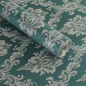NuWallpaper 250 cm Retro Damask Peel and Stick Wallpaper Revamp ...
