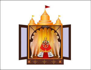 Decoar Nirmal 61 cm Khatu Shyam Ji Mandir Poster | Jai Shree Baba Shyam ...