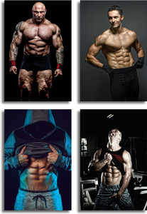 ModernDecor 30.48 cm Bodybuilder Motivational Poster For Room Gym Wall ...