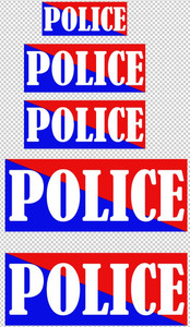 uma 15 cm Police Bike & Car Self Adhesive Sticker Price in India - Buy ...