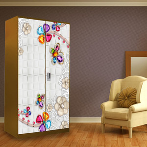 PR DESIGN SOLUTION 24 cm Almirah Door Wallpaper Sticker (30 inch x 70 ...
