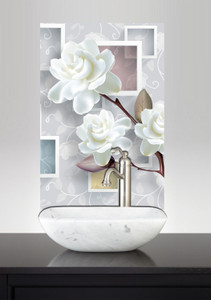 MODERN CREATIONS 90 cm PVC- Self Adhesive Wash Basin Waterproof Anti ...