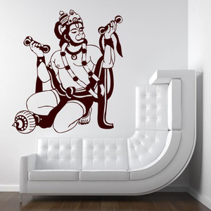 CRAFT STUDIO 50 cm Bajrang Bali Hanuman Wall Sticker Size - ( 50*56 ...