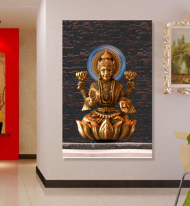 Saraswati Maa Vinyl Sticker Fine Art Print - Abstract posters in India ...