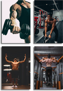 DK RAM 30.48 cm Bodybuilder Motivational Poster For Room Gym Wall Decor ...