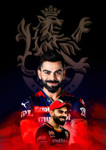 Dumdic 30 cm Virat Kohli RCB A4 Strong Self Adhesive Sticker Price in ...