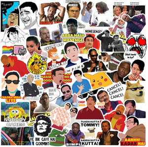 CodersParadise 5.5 cm Meme Stickers for Laptop, Diary, Guitar, Mobile ...