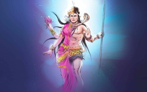 Online Collection 30.48 cm shiv ji Sticker Poster, God Shiva Poster ...