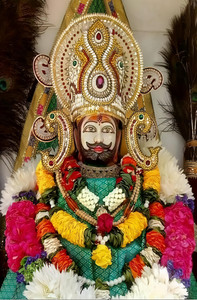 Online Collection 18 inch Khatu Shyam Sticker Khatu Baba Shyam Ji Wall ...