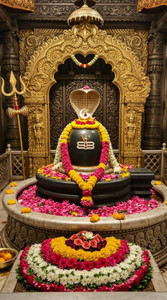 swaroopa 16.5 inch Shivling Mahakaleshwar A3 size non tearable sticker ...