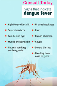 Emo 45.72 cm Dengue fever sign symptoms wall poster sticker for ...