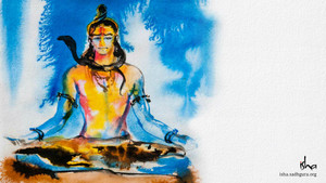 Online Collection 30.48 cm shiv ji Sticker Poster, God Shiva Poster ...