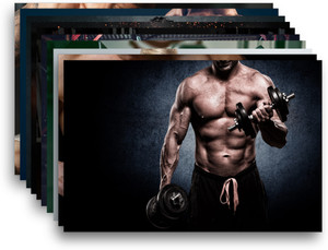 PRINTHUBS 60.96 cm Bodybuilders Motivational Poster For Gym Room Wall ...