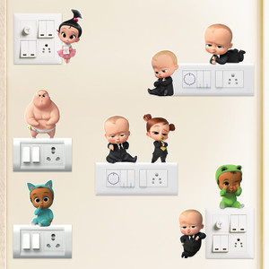 ZYOZI 10 inch Boss Baby Wall Sticker,Boss Baby Theme Wall Stickers for ...