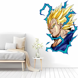 WallBiirds 24 inch Adorable Aesthetic Vegeta Wall Stickers for Home ...