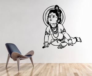 Littlebuds Baby Krishna Medium Vinyl Wallstickers (65 cm x 75 cm) Price ...
