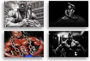 DK RAM 30.48 cm Bodybuilder Motivational Posters For Gym Room Wall ...