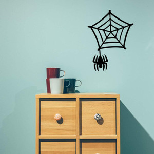 Xskin 29 cm Spider Cobweb Wall Decals Easy to Apply Self Adhesive ...