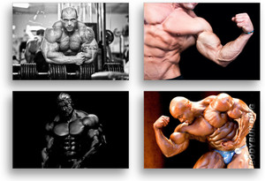 DK RAM 30.48 cm Bodybuilder Motivational Posters For Gym Room Wall ...