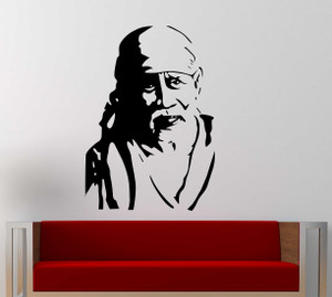 LANSTICK 139.7 cm SAI BABA STICKER Self Adhesive Sticker Price in India ...