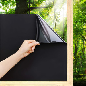 WALLDESIGN 72 inch Self Adhesive Privacy Sun Block Opaque Window Film ...