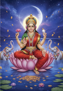 shardecals 50 inch goddess wall stciker-lakshmi wall sticker-goddess ...