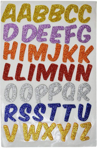 ARETOR 5 inch Pack of 3 Alphabet Sticker ABCD For School Project Self ...