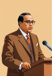 udhaya 50 cm Ambedkar Wall sticker - Ambedkar wall poster sticker - DR ...
