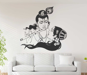 Wall Admire 58 cm Radha Krishna Wall Stickers & Murals Size - 58x55cm ...