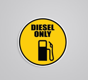 Dua 5 inch Only Diesel Sticker Reusable Sticker Price in India - Buy ...