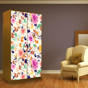 DECOR INDIA SOLUTION 24 cm Almirah Door Wallpaper Sticker (39 inch x 84 ...