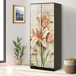 DecorWear 219 cm Almirah sticker roll PushpaRajAlmira wardrobe sticker ...