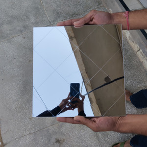 Ansari Decor 30 cm Acrylic Mosaic Tile Mirror Self Adhesive Sticker ...