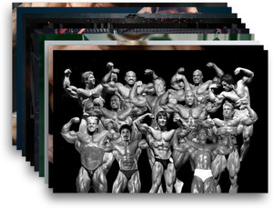 PRINTHUBS 30.48 cm Bodybuilders Motivational Poster For Gym Room Wall ...