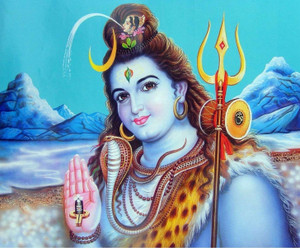Online Collection 30.48 cm shiv ji Sticker Poster, God Shiva Poster ...