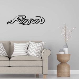 Xskin 29 cm Poison Rock Band Wall Decals Easy to Apply Self Adhesive ...