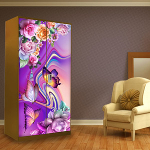 PR DESIGN SOLUTION 60.96 cm Almirah Door Wallpaper Sticker (39 inch x ...