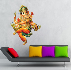 Divine Printry 56 cm Size, Shree Lord Ganesha Ganpati ji Wall Self ...