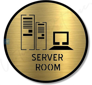 LSI 6 inch Acrylic Server Room IT Sign(6x6) Self Adhesive Sticker Price ...