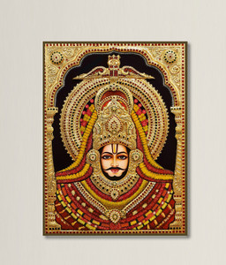 INKEDIFY 80 cm Shri khatu shyam Ji Poster wall sticker(No Frame ...