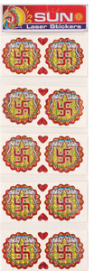 Quickoo 53 cm Assorted swastik sticker Self Adhesive Sticker Price in ...