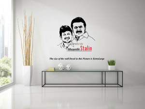 PEACOCKRIDE 60 cm Udhayanidhi Stalin I MK Stalin I DMK I Wall Decal ...