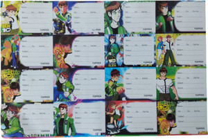 Super Easy 6 cm Ben 10 Characters Design Name Slip Note Books Stickers ...