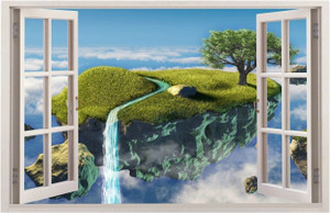 DECOR Production 76.2 cm Decorative Wall Window (23 x 41 inch) Wall ...